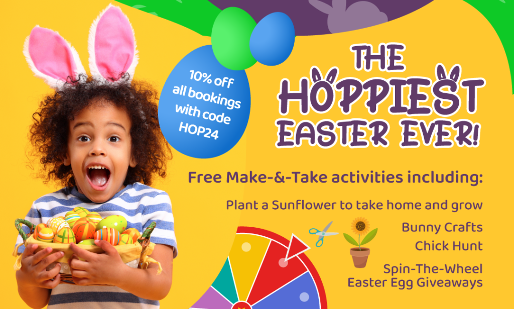 The Hoppiest Easter Ever! 2nd - 5th & 8th - 11th April